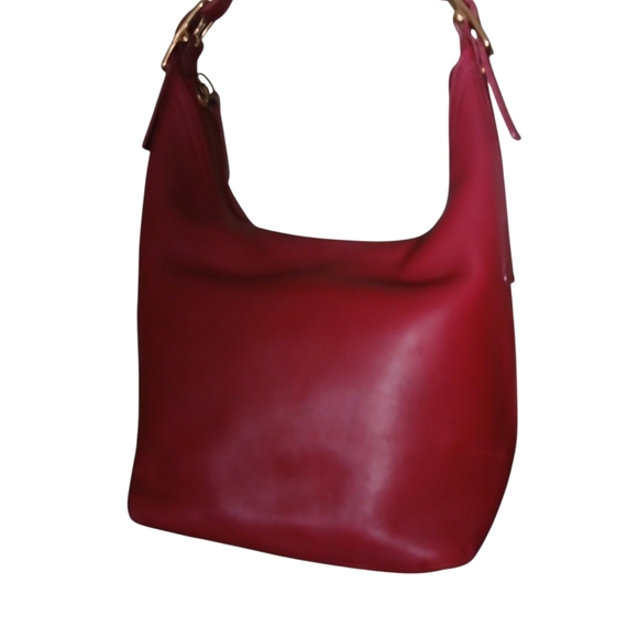 Coach | Bags | Vintage Coach Red Leather Hobo Legacy Bag | Poshmark